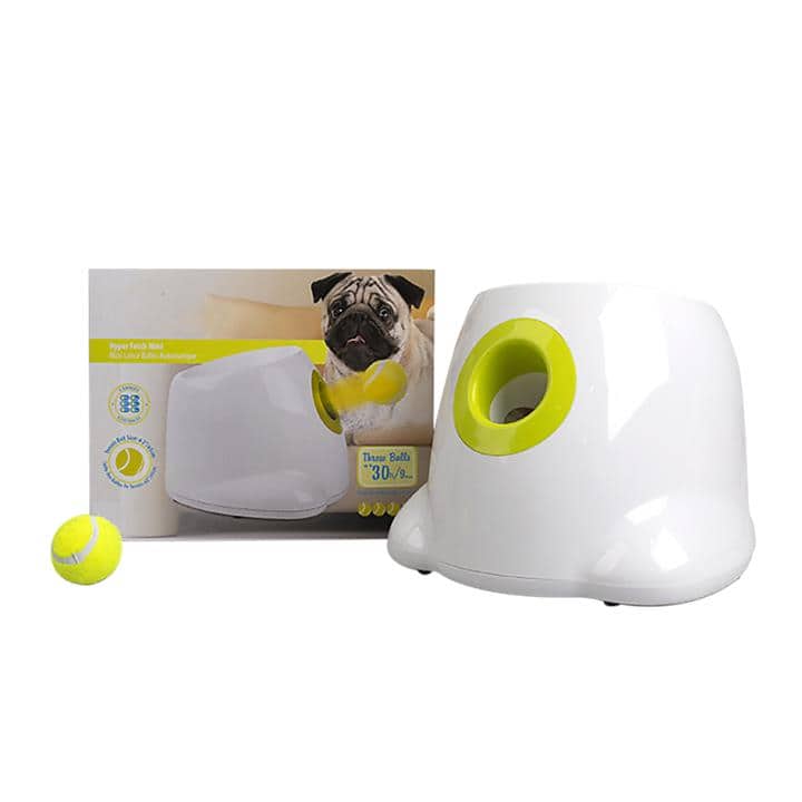 Dog Ball Launcher Thrower Automatic Tennis Fetch Throwing Machine 3 ...